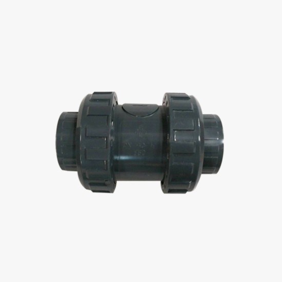 UPVC Double Union Spring Check Valve 2″ - Pool Pro&Lab